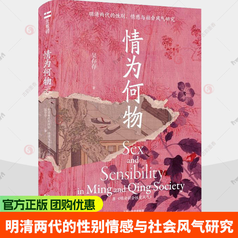 赠藏书票】情为何物 明清两代的性别情感与社会风气研究 吴存存 著 社会科学总论经管、励志书籍 9787201209333天津人民出版社