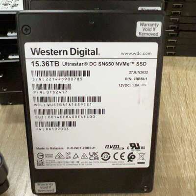 出西部数据Ultrastar DC SN650 NVMe S--议价商品