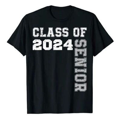 Senior Graduation Gift Men Girl Class of 2024 Senior T-Shirt