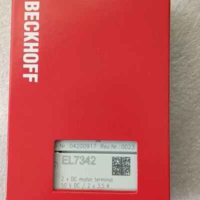 倍福 EL7342模块原装正品现货2路DC电机接口50V ~议价