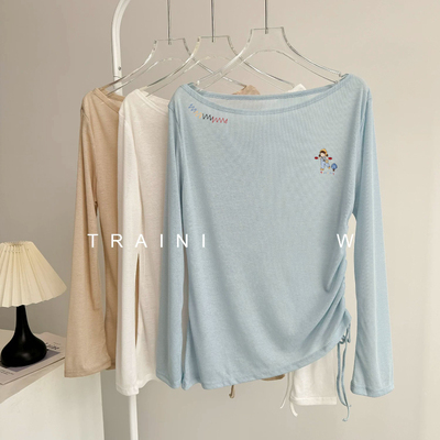 速干宽松显瘦健身服运动罩衫