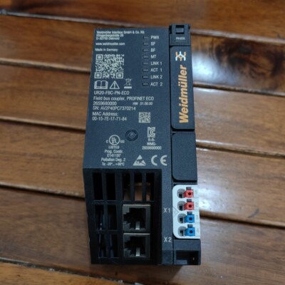 现货促销原装拆机魏德米勒 UR20-FBC-PN-ECO 2659680000 实物照片