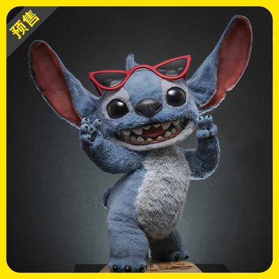 HOTTOYS星际宝贝史迪奇手办摆件