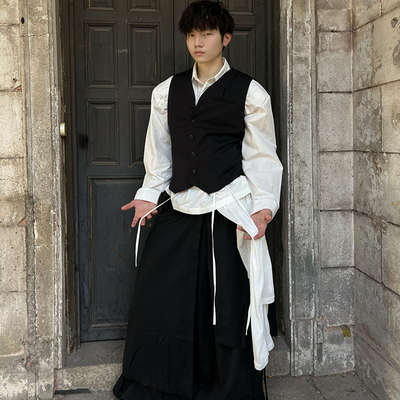 绅士亚比复古王子COS修身瘦马甲