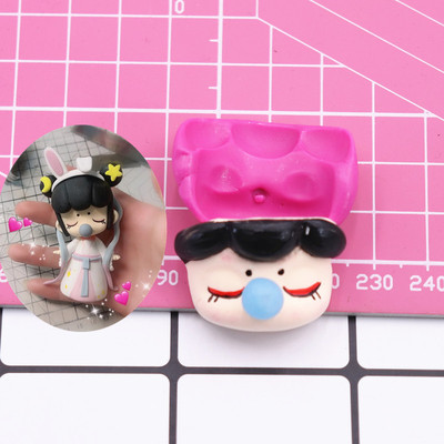 diy超轻粘土软陶翻糖硅胶脸模bjd