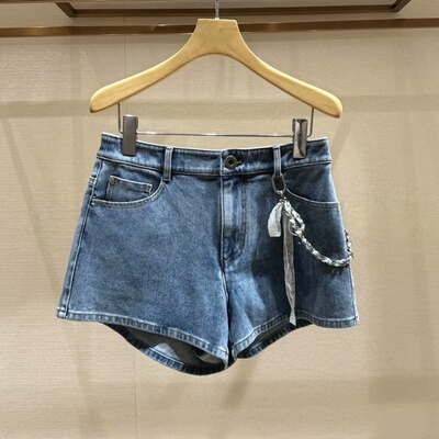 JR 专柜正品 2026夏季新款 通勤复古做旧牛仔短裤裤子女XSJ3Y06E