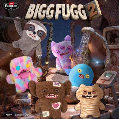 正版FUGGLER梦幻巨宝毛绒公仔