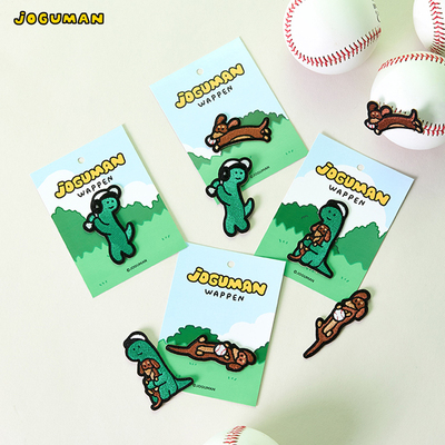 LINE FRIENDS 连我朋友 JOGUMAN BASEBALL 系列 刺绣徽章
