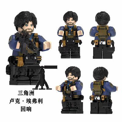 YZ00170三角洲埃弗利第三方拼装积木人仔玩具外贸货品