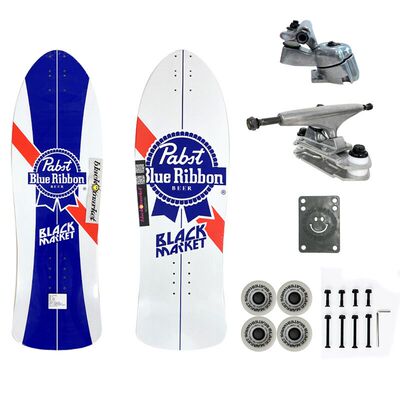 美国Balck Market专业滑板刷街代步公路板carver蓝带陆地冲浪板