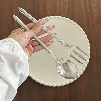 【老板娘自留款】海王波塞东三叉戟不锈钢家用西餐勺水果叉子沙拉