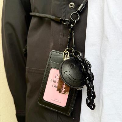 挂脖嘻哈街潮牌机能风男女斜挎ins饭卡公交卡身份证件门禁校园卡