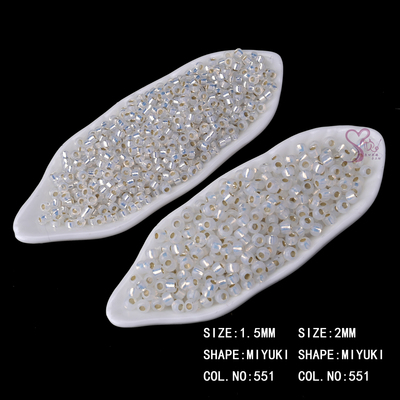 日本古董珠MIYUKI玻璃进口