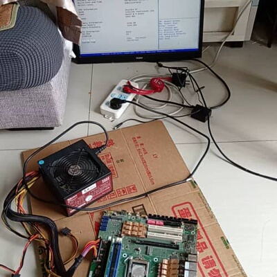 议价ATXB150-MATX-V1.1工控机主板，功能正常，成色