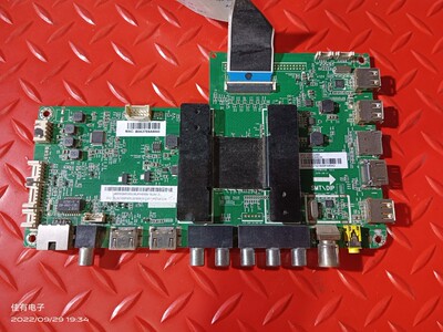 海尔摩卡55Q3M 原装电视电路板主板0091802118 V2.2屏LSC550HN05