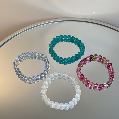 忍冬Honeysuckle 手作款 新中式显白串珠手链女 小众复古叠戴手串