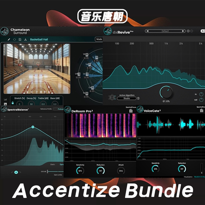 Accentize降噪去混响修复人声