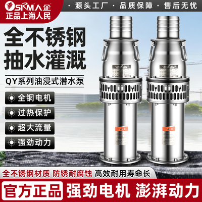上海QY不锈钢油浸式潜水泵