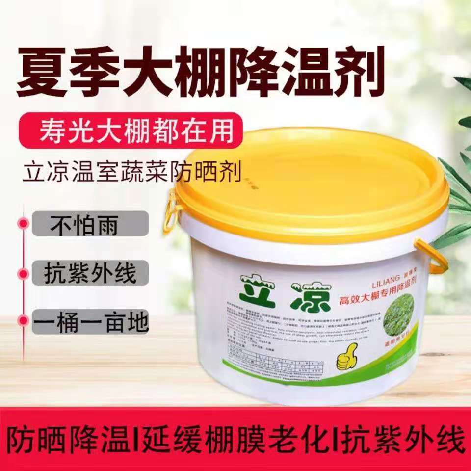 进口技术大棚温室专用降温剂立凉降温剂遮阳降温涂料耐雨水冲刷