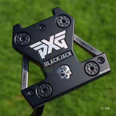 新款 高尔夫球杆推杆BLACKJACK PUTTER低重心高稳定骷髅头推展驰