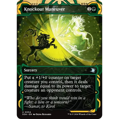 万智牌 击倒计略 Knockout Maneuver 秘典 闪 斯翠海文的秘密 SOA