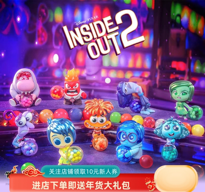 正版HotToys头脑特工队2系列COSBI盲盒潮玩迷你人偶手办周边摆件