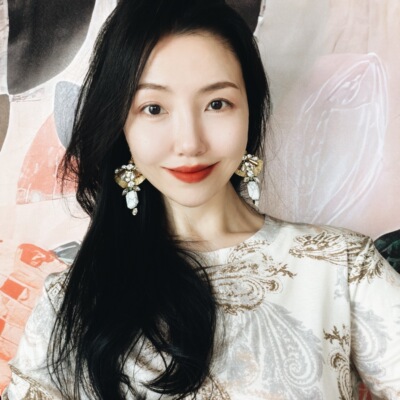 天然白松石水钻造型耳环耳夹