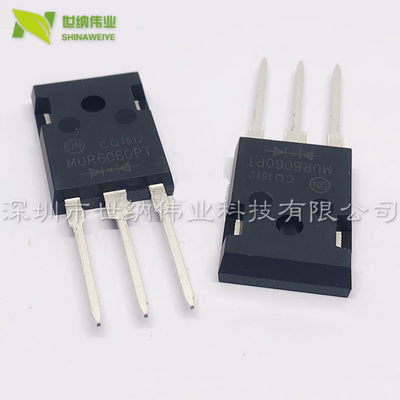 全新MUR6060PT 全新现货 TO-3P  600V 60A 超快恢复三极管