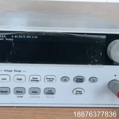 安捷伦E3642A直流稳压电源，功能指标正常，成色如图、议价