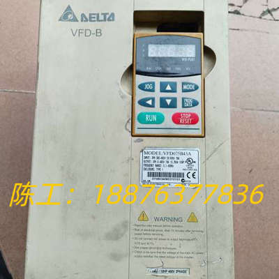 台达VFD075B43A现货实拍功能包好，外壳有破损，风扇声议价