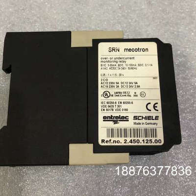 SCHIELE 原装安全继电器Ref.no.2.450.12