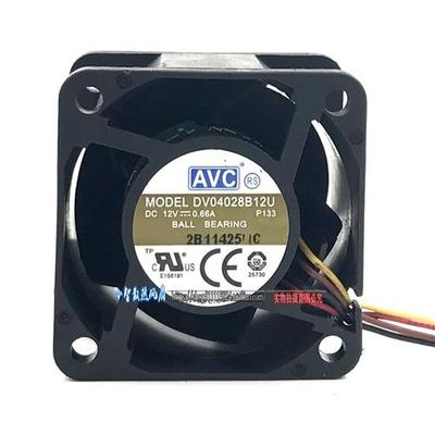 原装 4CM 4028 12V 0.66A机箱电源PWM调速散热风扇DV04028B12U