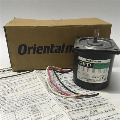 全新原装OM日本东方马达齿轮减速电机4RK25GN-AW 25W100v阻尼电机
