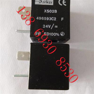 美国派克PARKER电磁阀线圈496593C2 XS02B 24DC现货正品