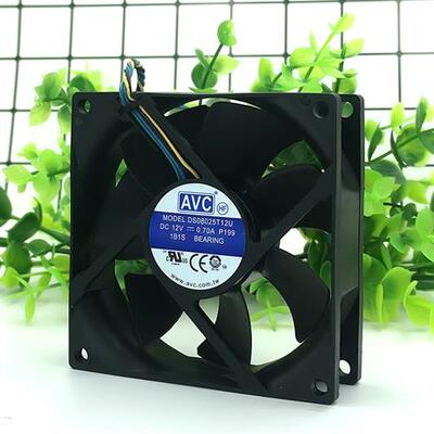 DS08025T12U 大风量机箱4PWM CPU 散热风扇12V 0.7A 8CM 8025