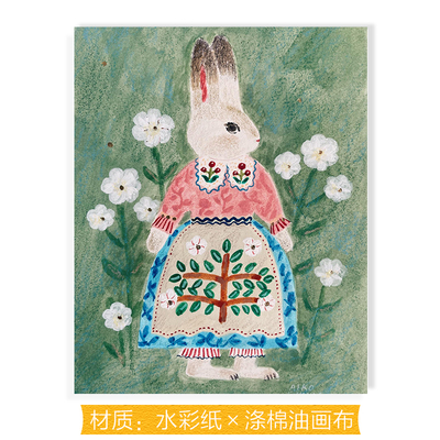 插画师AikoFUKAWA高级感水彩