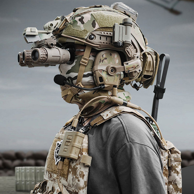 FCSV60双通战术耳机PTT连接线