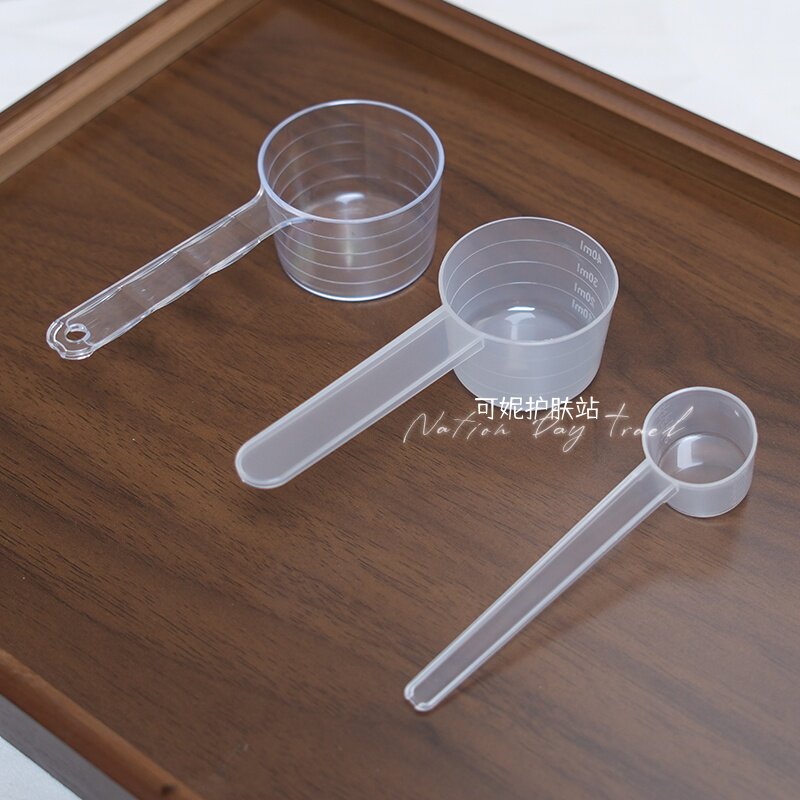 美容院面膜勺子海藻软膜粉量勺液体计量器计量勺美容量杯DIY工具