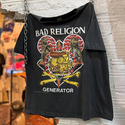 BadReligion硬核朋克复古棉T恤
