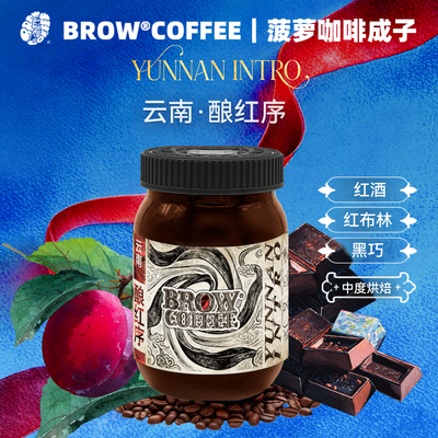菠萝咖啡成子云南·酿红序厌氧日晒咖啡豆手冲精品中度烘焙120g