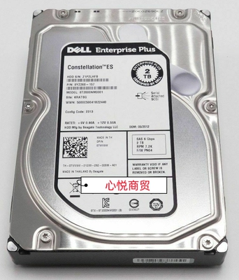 戴尔EQ存储硬盘2TSAS3.5