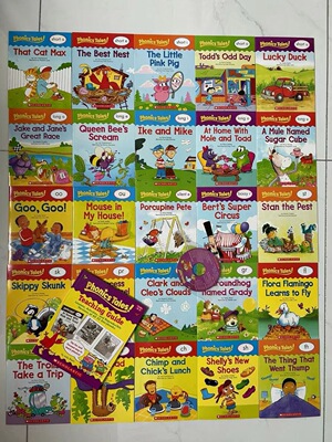 英文自然拼读法盒装Scholastic Phonics Tales  幼儿绘本故事25本