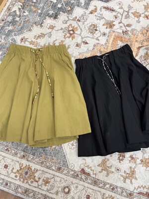 中裤裙裤宽松舒服至上随性feel