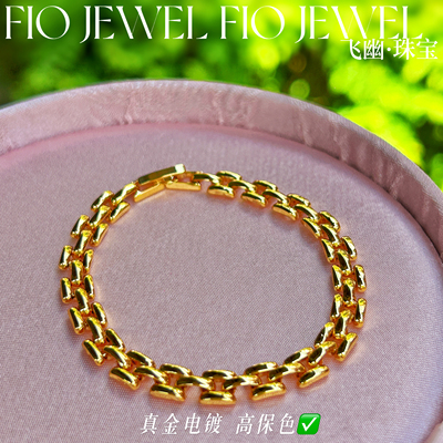 表带手链FIO铜镀金不掉色冷淡风