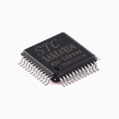 STC8A8K48D4-45I-LQFP48 1T 8051微处理器单片机芯片