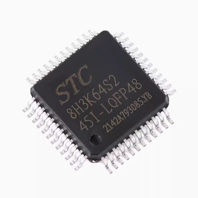 原装正品 STC8H3K64S2-45I-LQFP48 1T 8051微处理器单片机芯片
