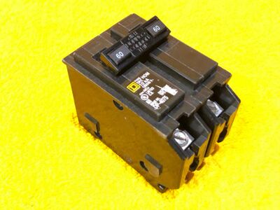 HOM260 Nuevo Square D Hom260 60Amp 2Polos Enchufe Disyuntor