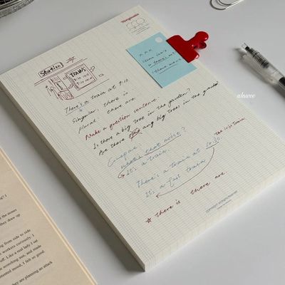 简约法文格B5可撕记事拍纸本