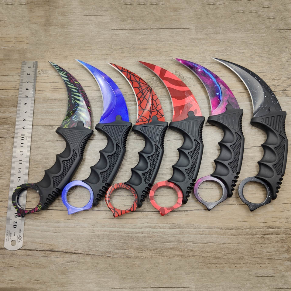 Karambit Knife CS GO Counter Strike claw tactical survival T_虎窝淘