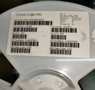 CS42448-DQZ/CS42448-DQZR/接口—CODEC IC 108dB 192kHz 8-Ch